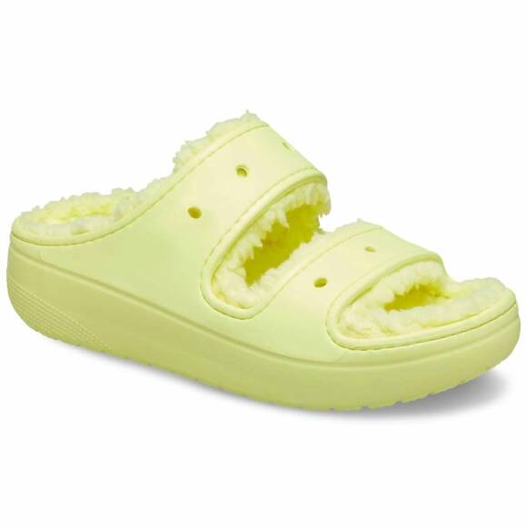 CROCS | Shoes | New Crocs Womens Classic Cozy Sandal In Yellow | Poshmark